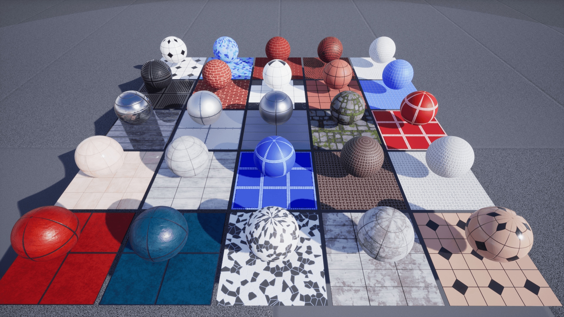 Tile and Brick PBR Materials in Materials - UE Marketplace