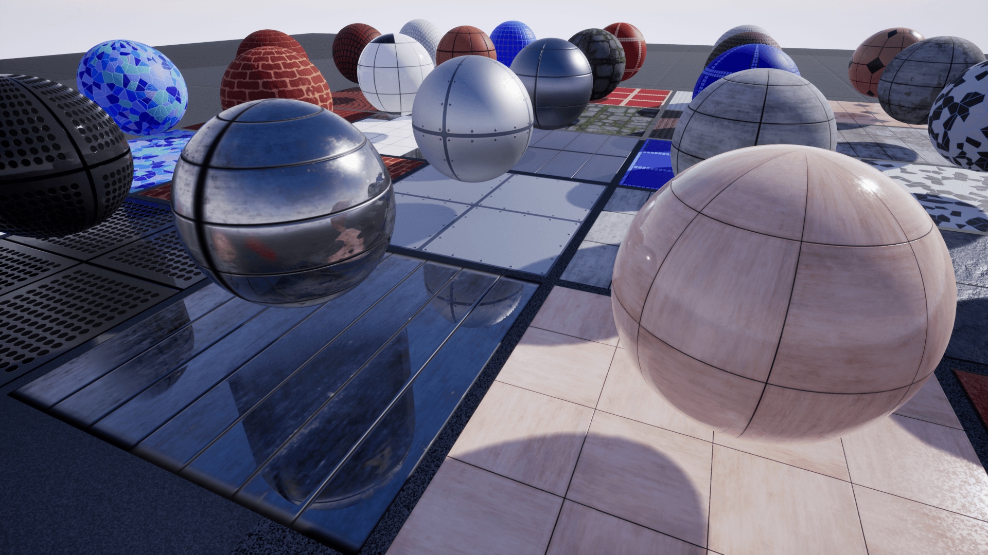 Tile and Brick PBR Materials in Materials - UE Marketplace