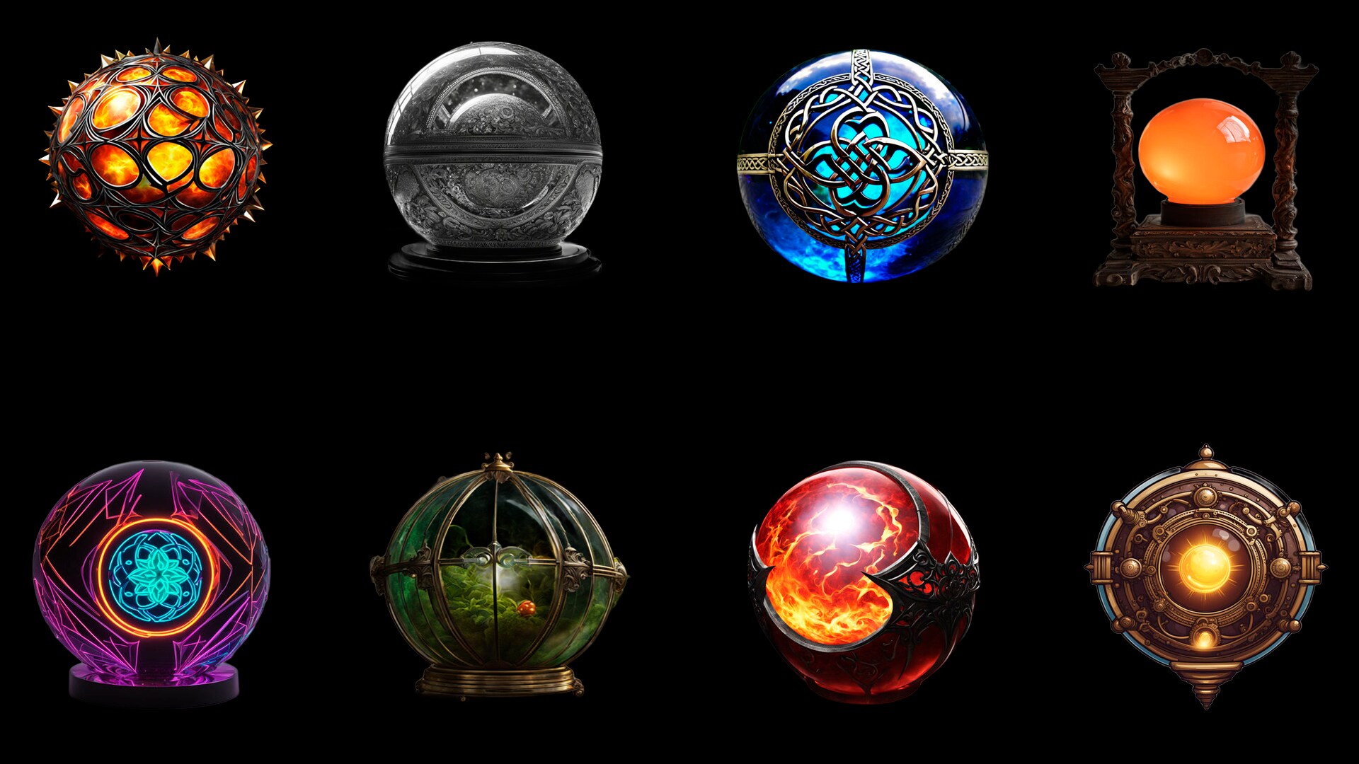 Magic Orbs in 2D Assets - UE Marketplace