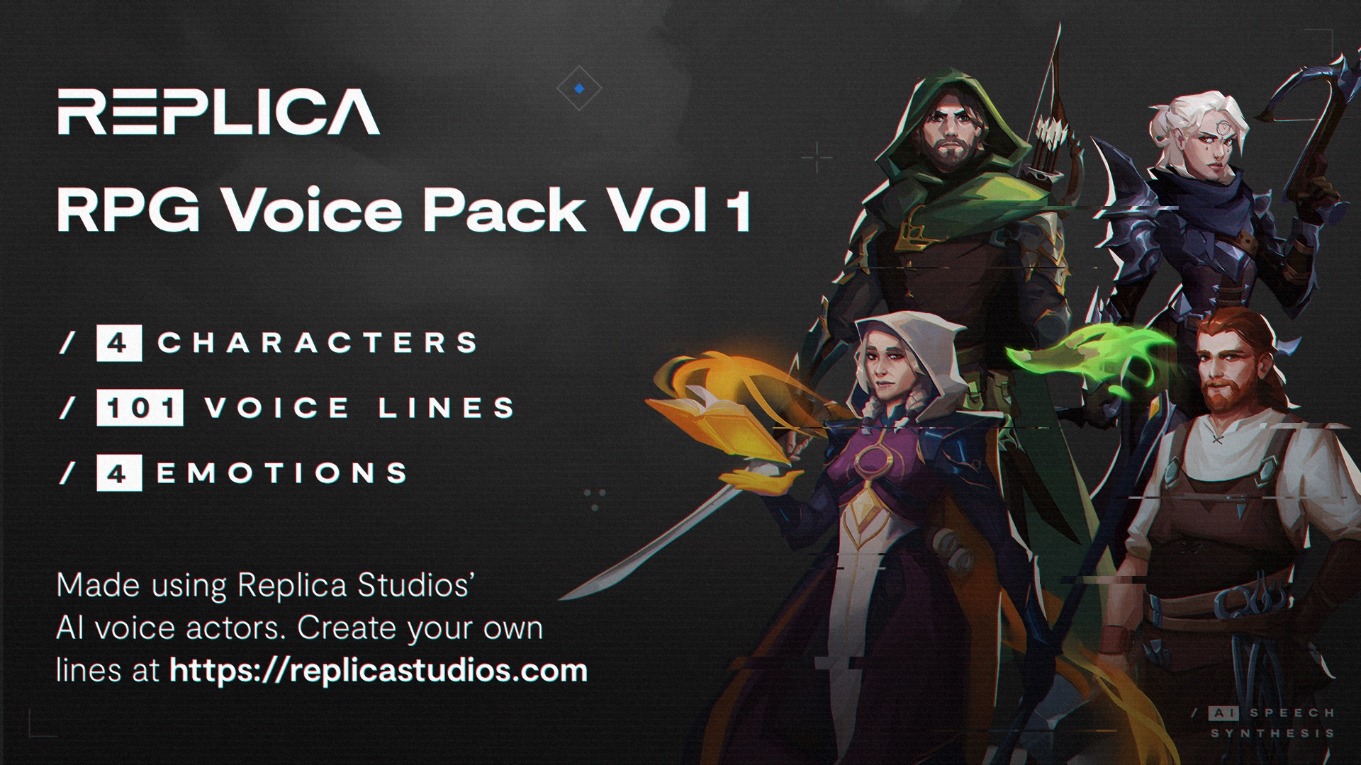 RPG Voice Pack Vol 1 in Sound Effects - UE Marketplace