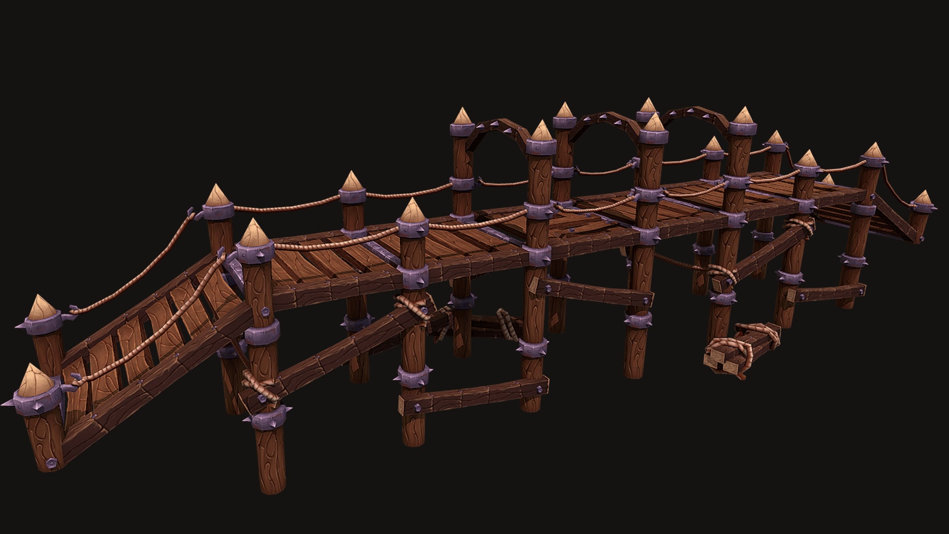 Big Wooden Bridge in Environments - UE Marketplace