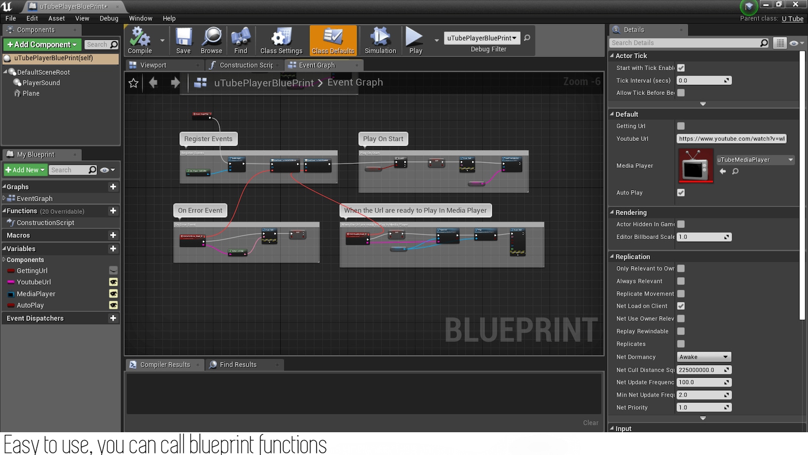 Utube - Youtube video player in Code Plugins - UE Marketplace