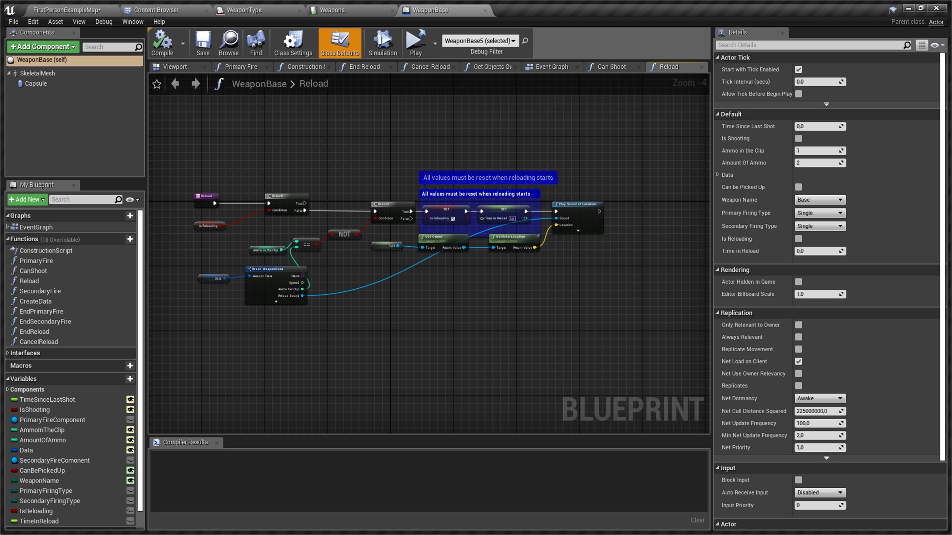 Weapon System in Blueprints - UE Marketplace