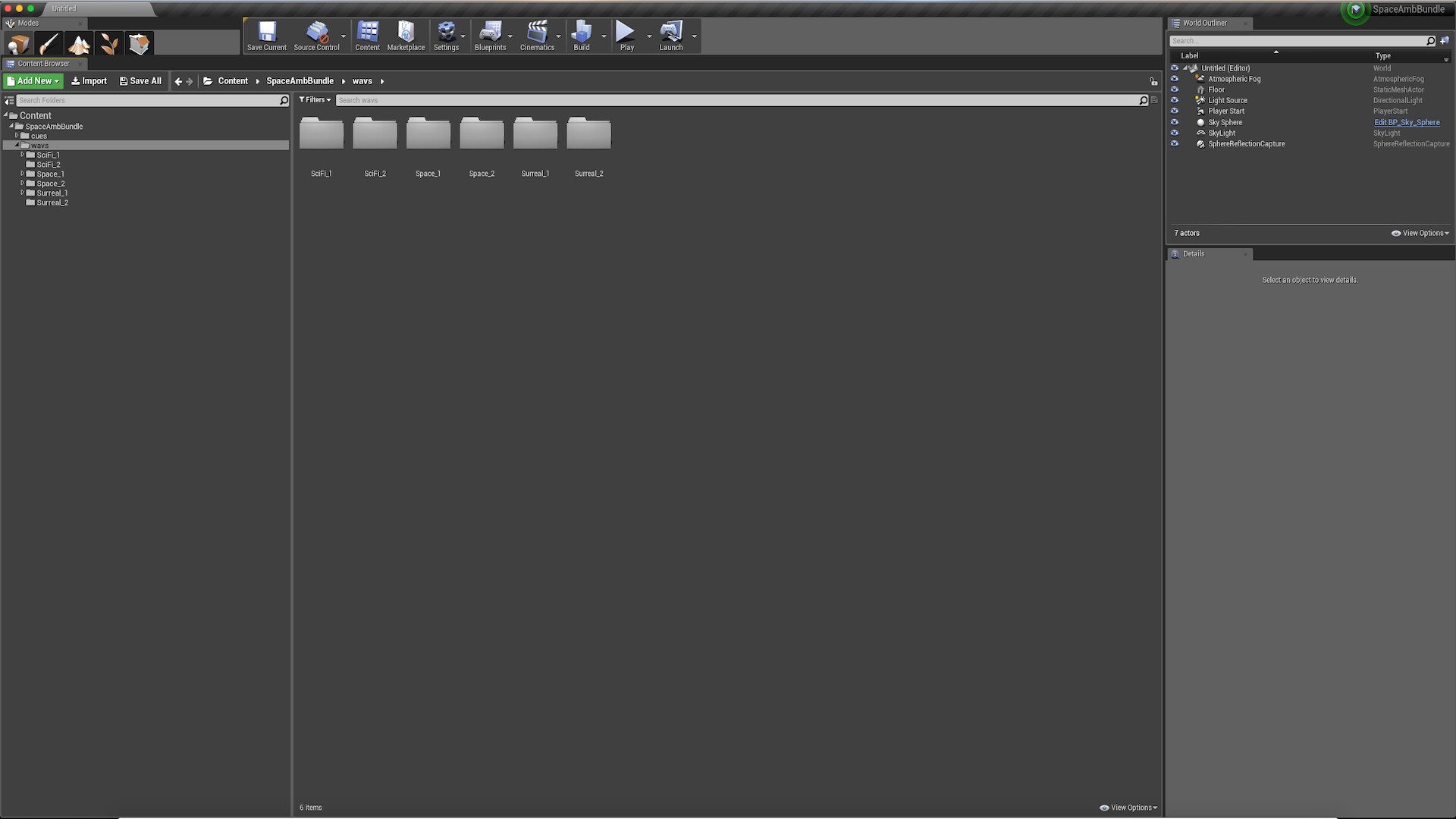Space Ambient Soundscapes Bundle, 카테고리 사운드 이펙트 - UE 마켓플레이스