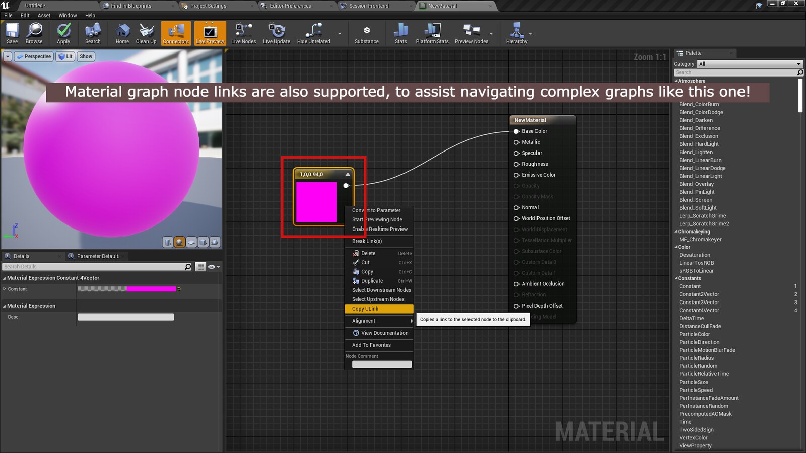 U-Link in Code Plugins - UE Marketplace