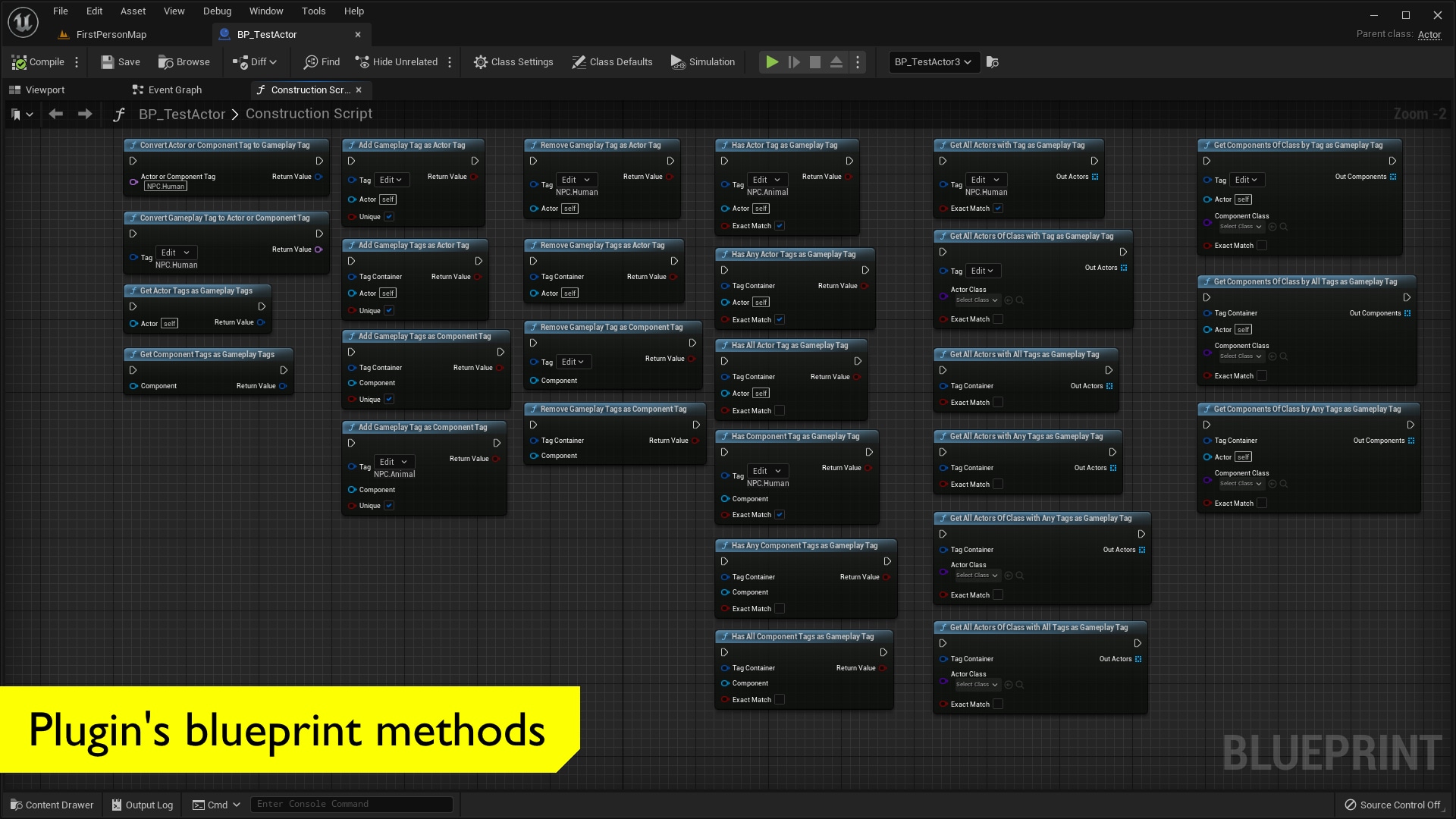 Unified Tags Coherent Gameplay Actor Component Tags In Code