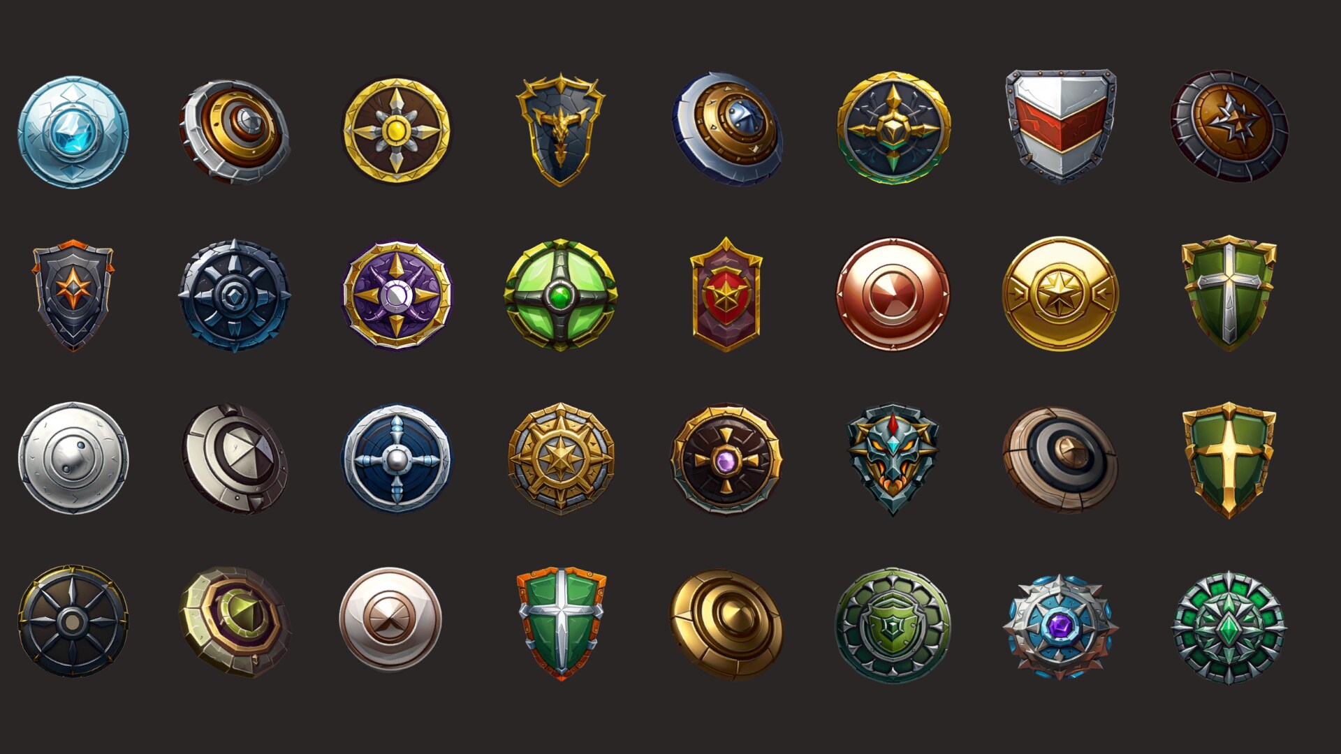 Cute Shields in 2D Assets - UE Marketplace