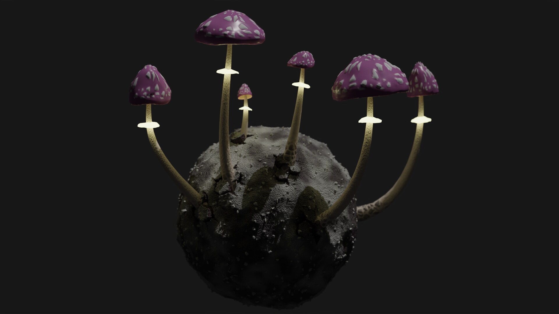 Magical Mushrooms in Props - UE Marketplace