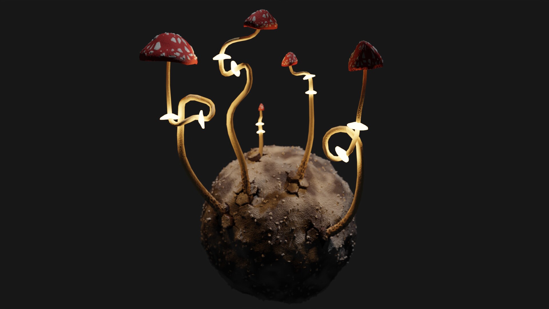 Magical Mushrooms in Props - UE Marketplace