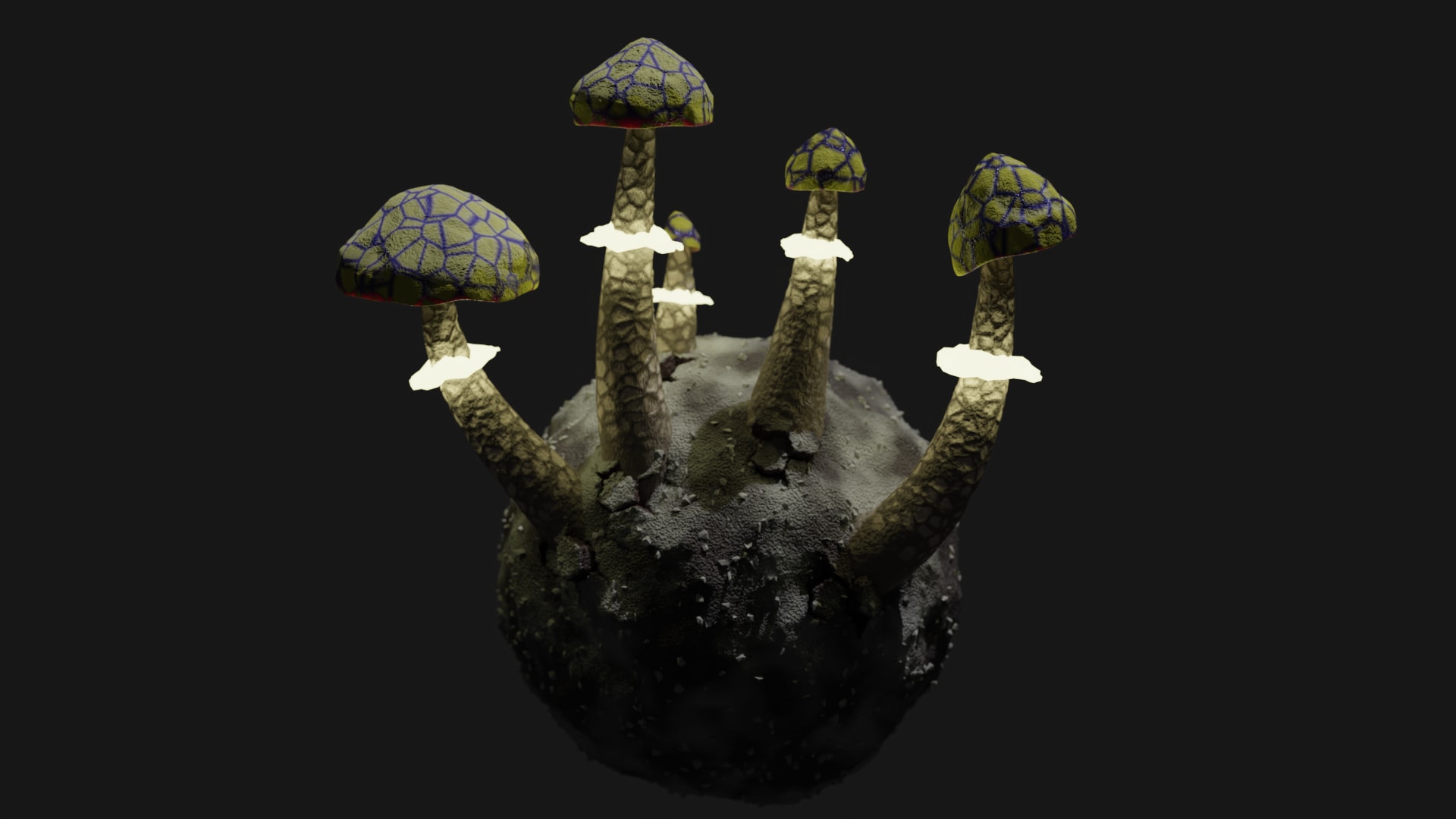 Magical Mushrooms in Props - UE Marketplace
