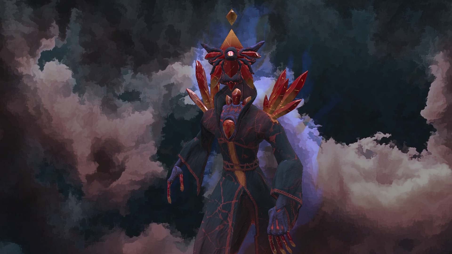 在角色创建的Dark Magical Crystal Monster - 虚幻引擎商城