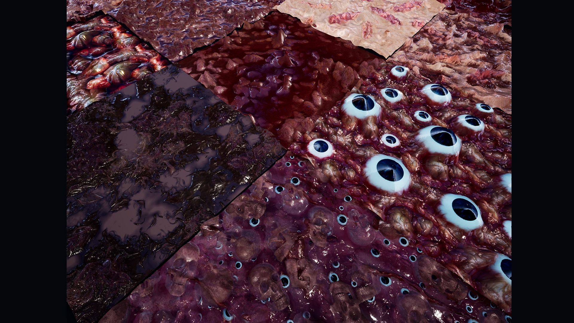 40 Horror Materials Pack 1 in Materials - UE Marketplace