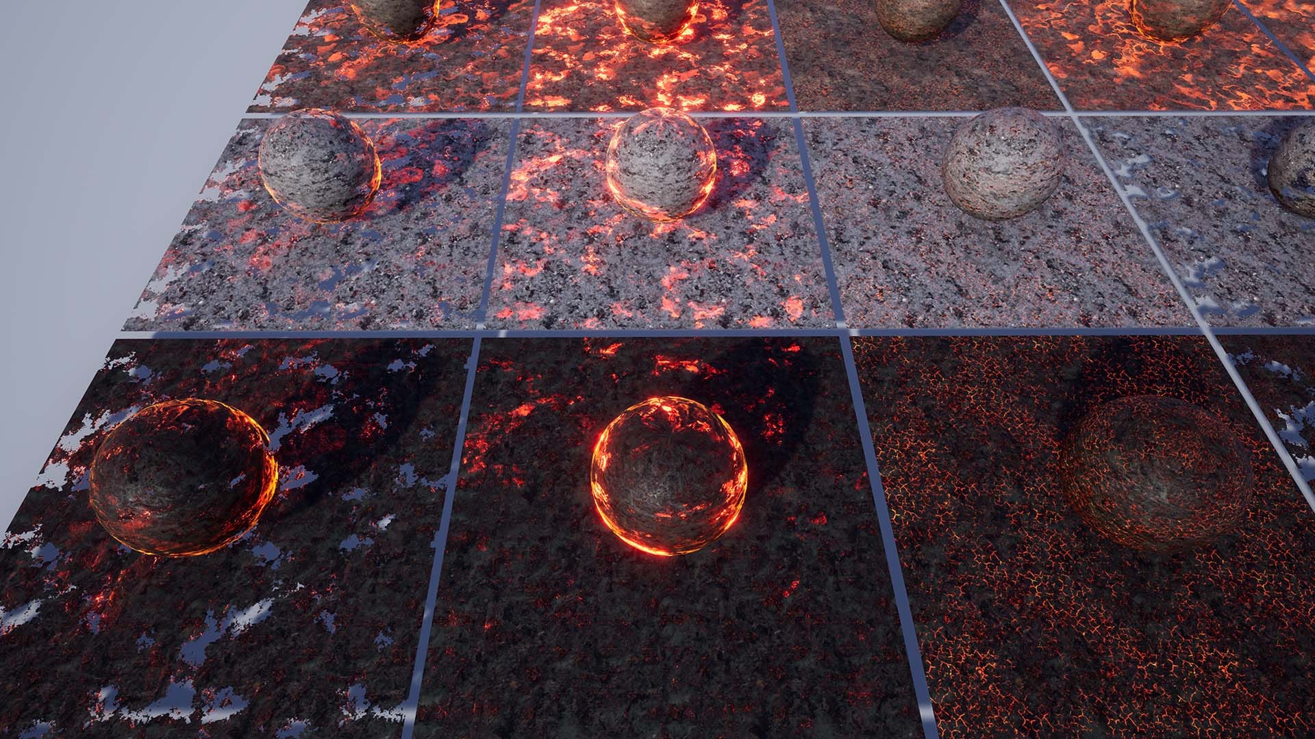 在材质创建的120 Animated Burning Materials - 虚幻引擎商城