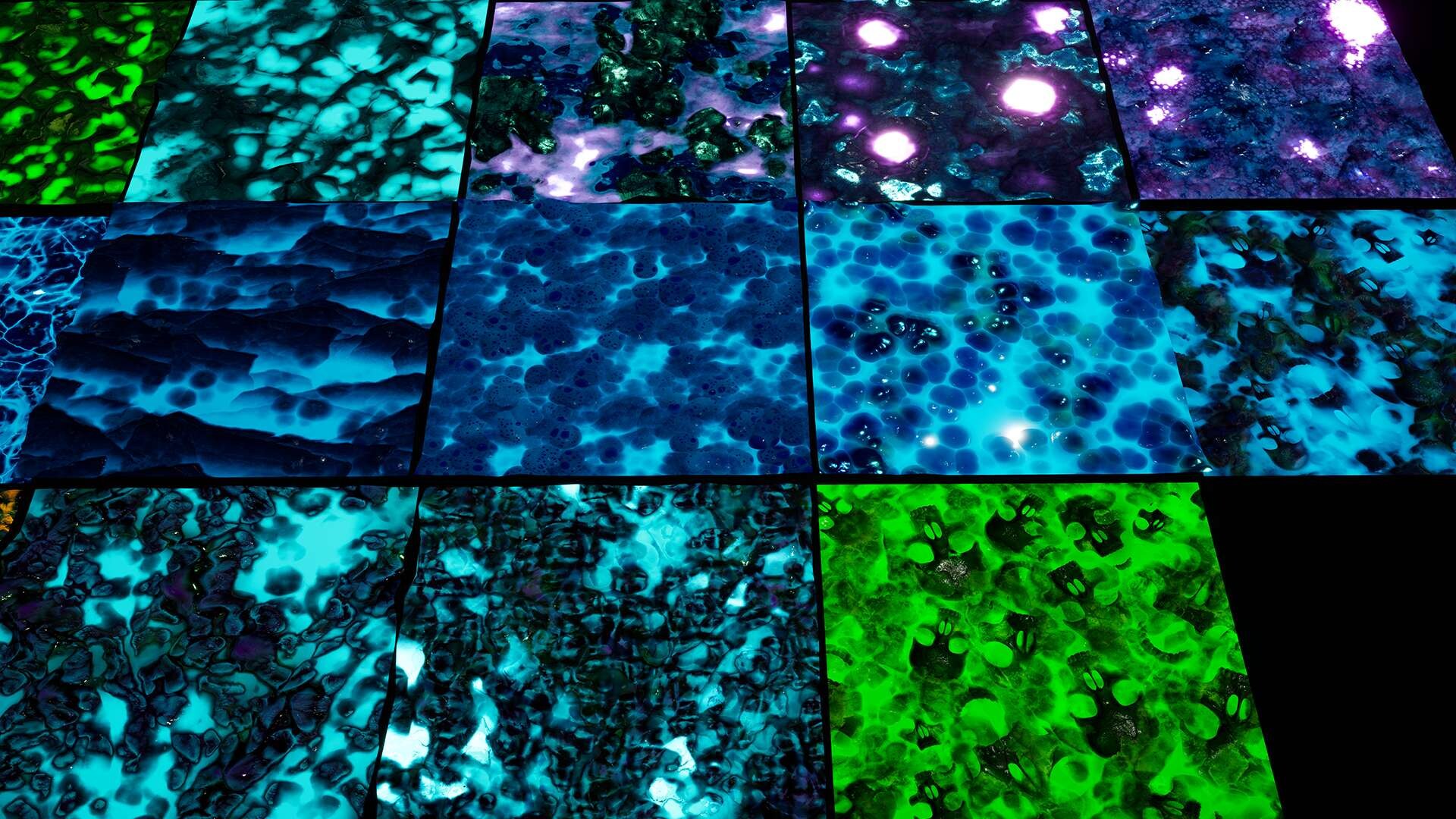 在材质创建的50 Animated Hazardous Materials - 虚幻引擎商城