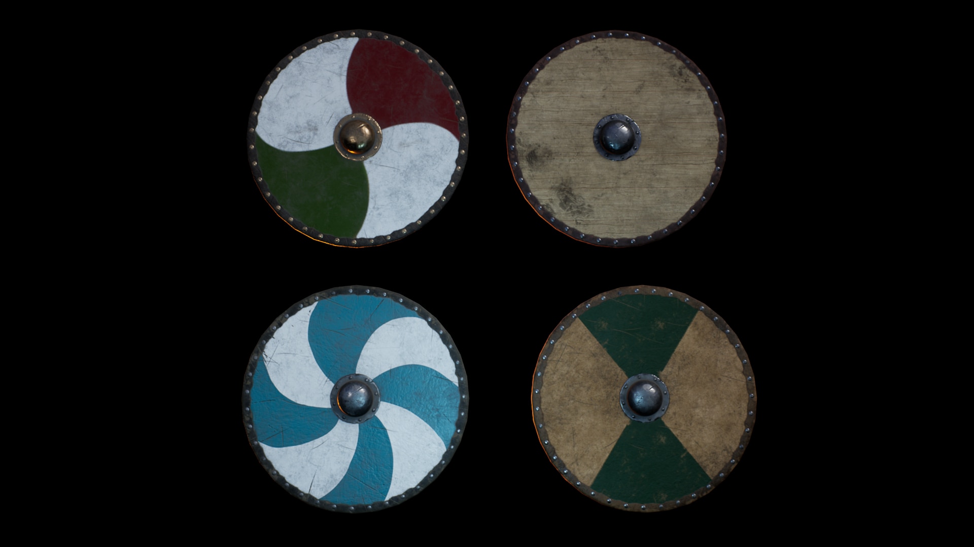 Realistic Viking Weapons and Shields Bundle in Weapons - UE Marketplace