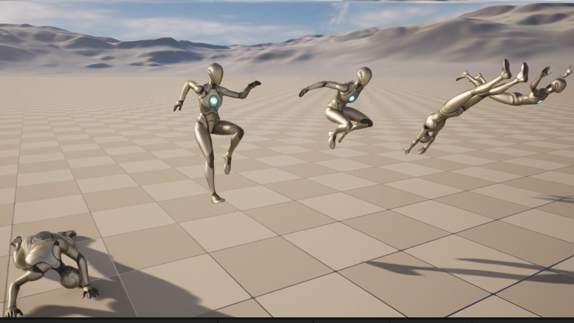 在动画创建的jumping Animation Pack 虚幻引擎商城