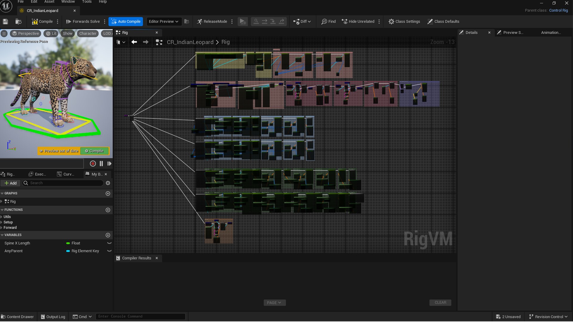 Indian Leopard Control Rig - Unreal Engine Asset Indian Leopard Control Rig - Unreal Engine Asset