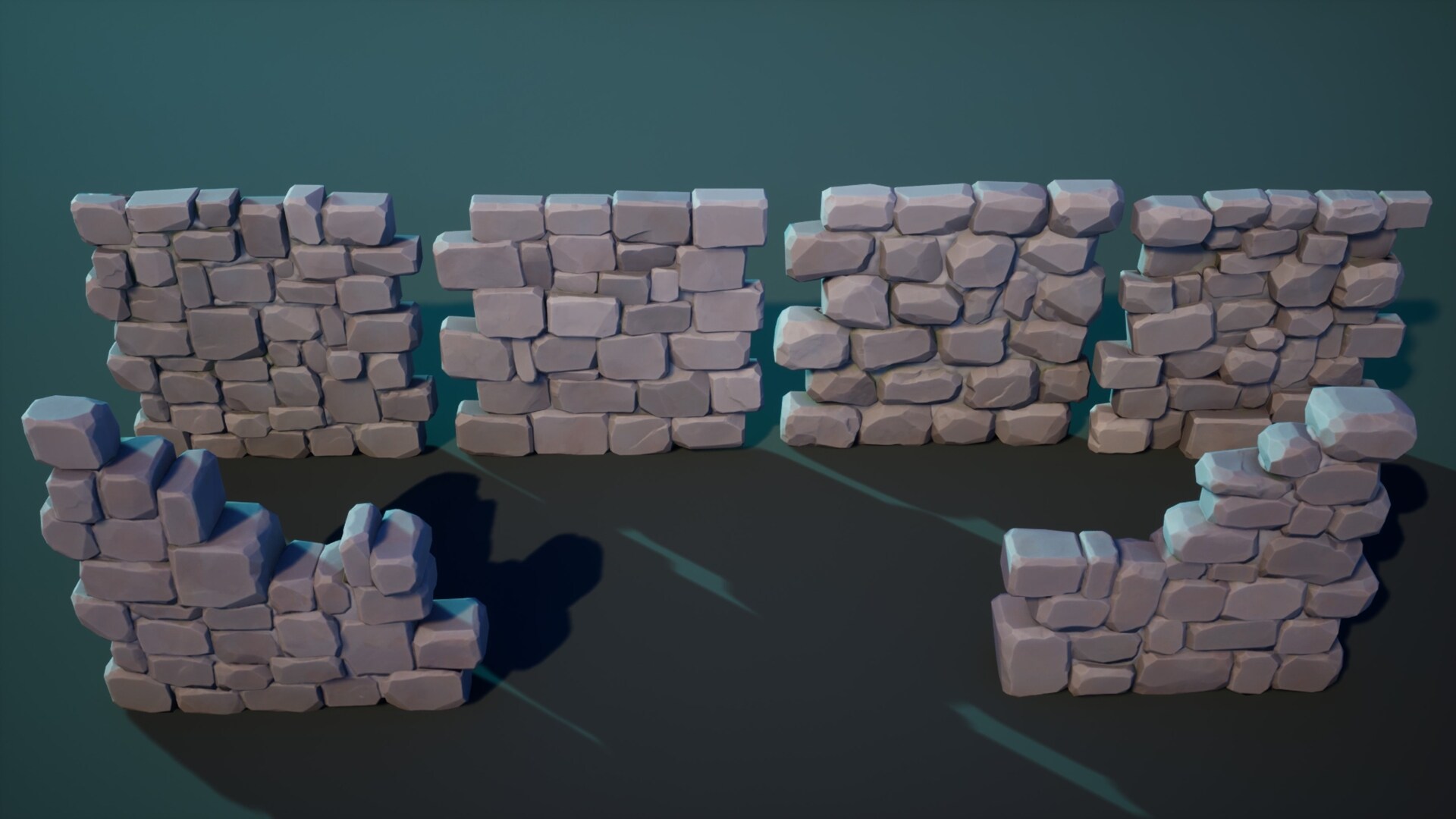 Stylized Medieval Stone Kit in Props - UE Marketplace