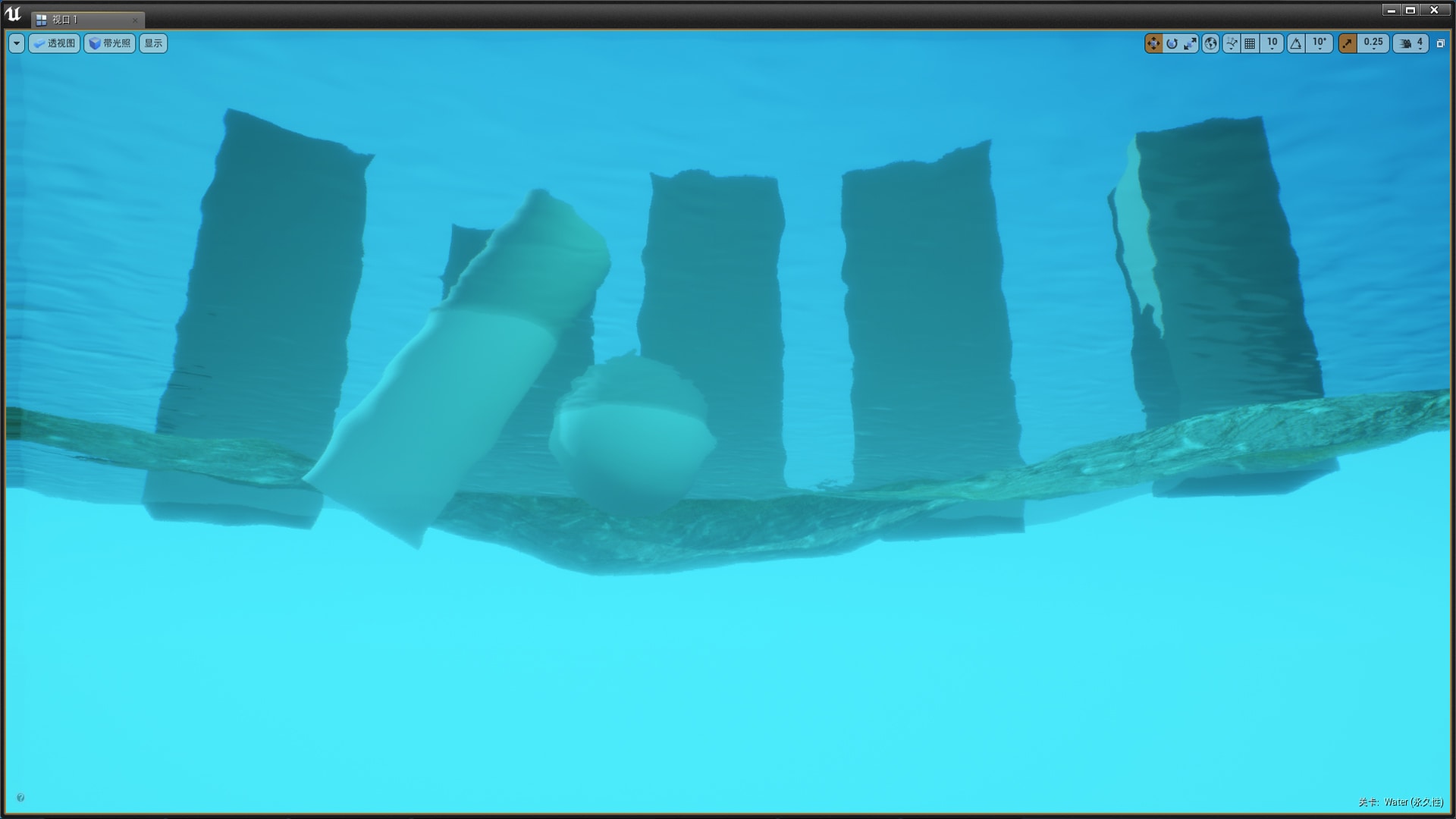 在材质创建的RealDynamicWater_CreateAnyWater - 虚幻引擎商城