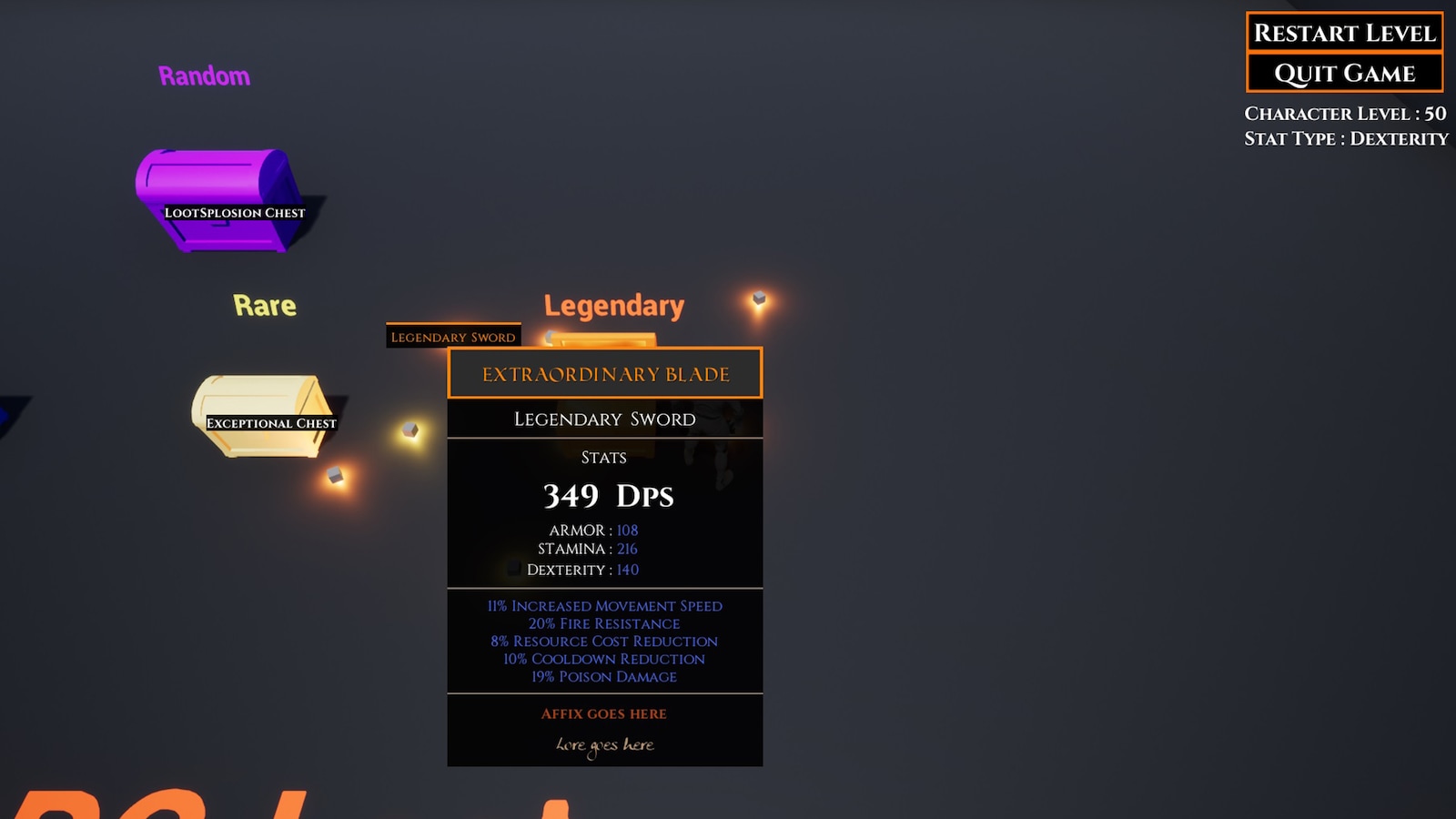 Top Down RPG Loot in Blueprints - UE Marketplace