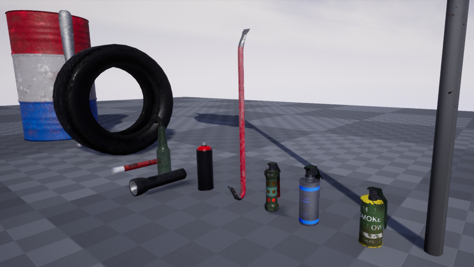 Customizable Riot Pack in Props - UE Marketplace