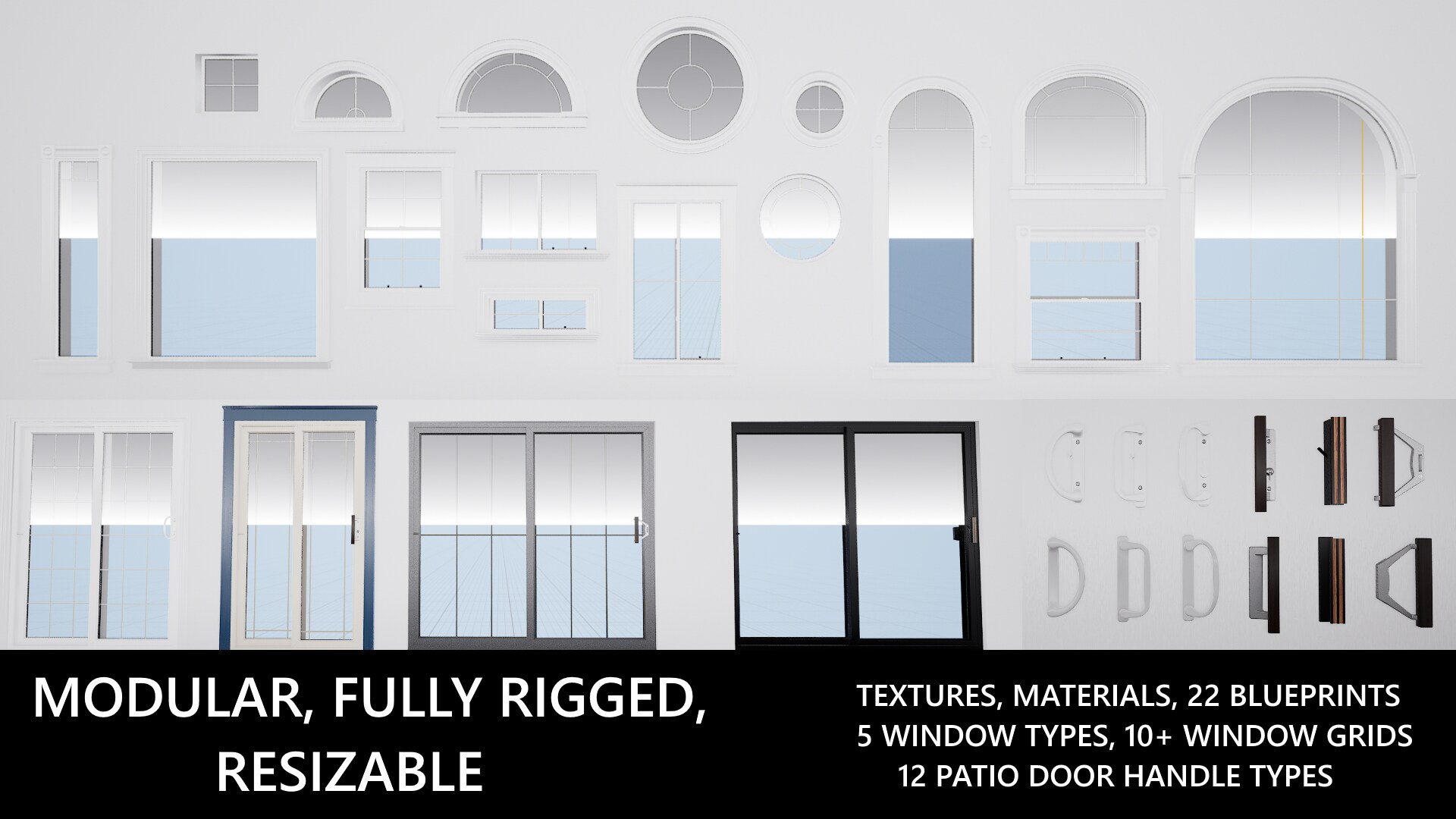 Window and Patio Door Collection Modular + Resizable – ASSET CLOUD Window and Patio Door Collection Modular + Resizable – ASSET CLOUD