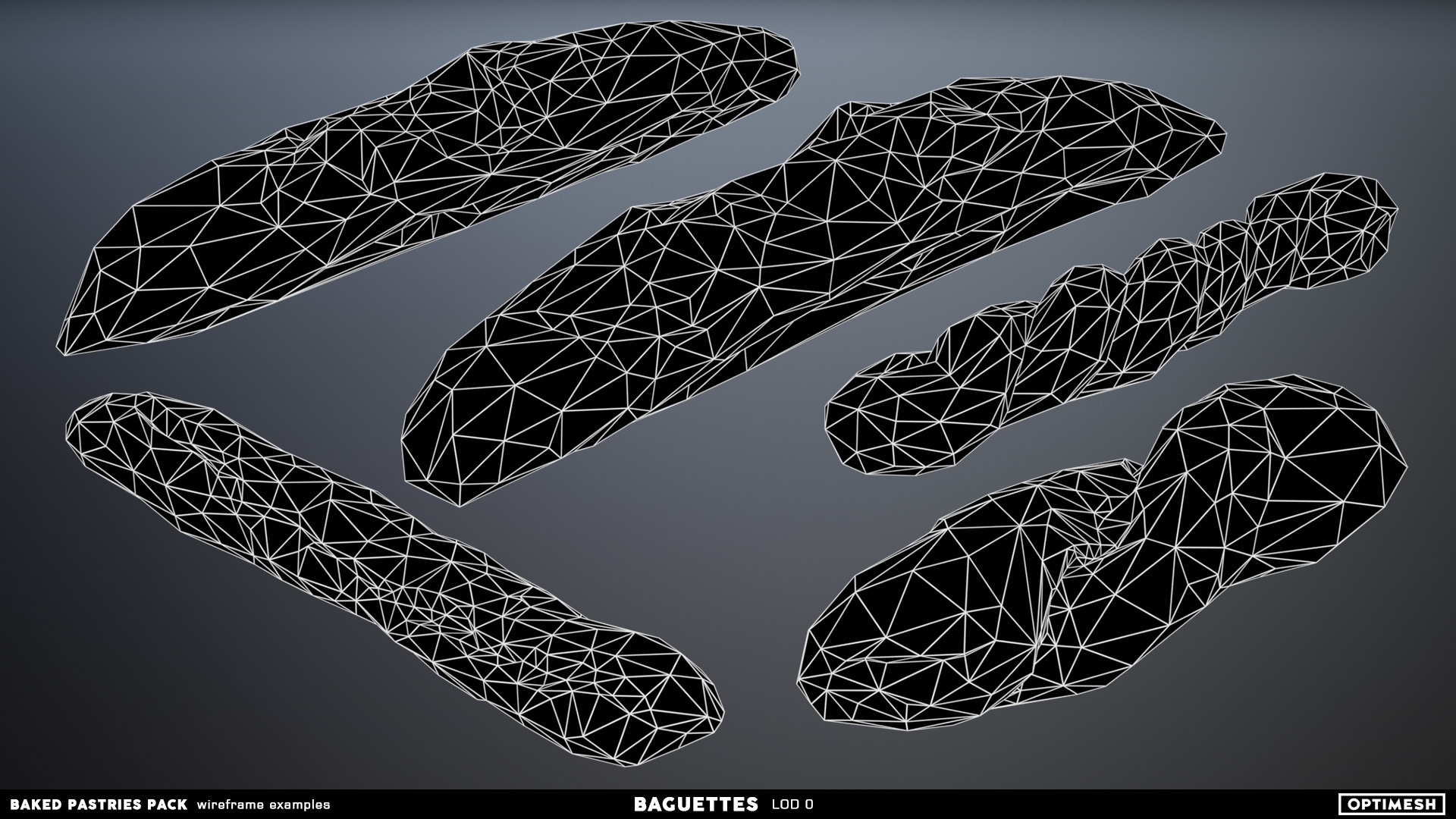 Breads, Rolls, Buns and Baguettes Food Pack in Props - UE Marketplace