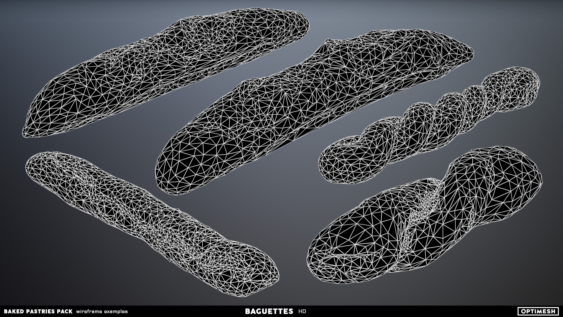 Breads, Rolls, Buns and Baguettes Food Pack in Props - UE Marketplace