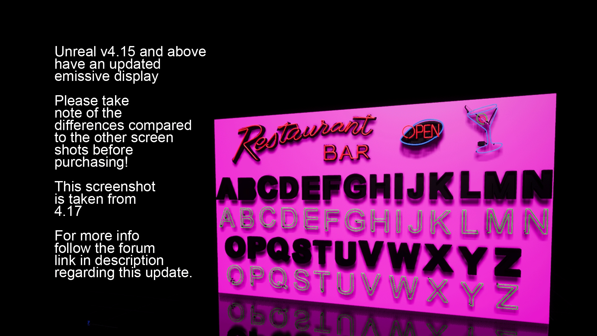 Customizable Neon Sign Pack in Props - UE Marketplace