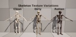 Modular Skeleton Warriors in Characters - UE Marketplace