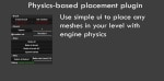 Physics Based Placement Plugin In Code Plugins Ue Marketplace
