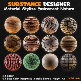 Stylized Fantasy Jungle Materials Pack in Materials - UE Marketplace