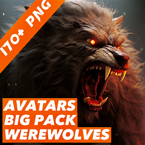 170+ Werewolves Avatar Icons BIG PACK