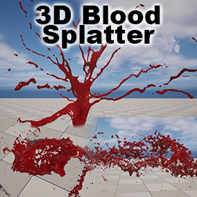 3D Alembic Blood Effects