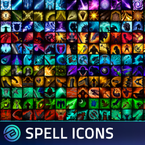 500 RPG Spell Icons - Fantasy