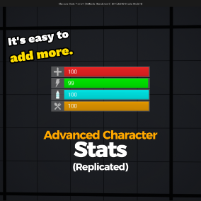 Advanced Character Stats (Replicated)