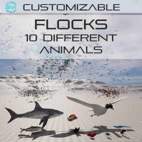 Customizable Flock System (Niagara Animals)