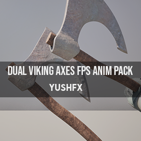 Dual Viking Axes FPS Animation Pack