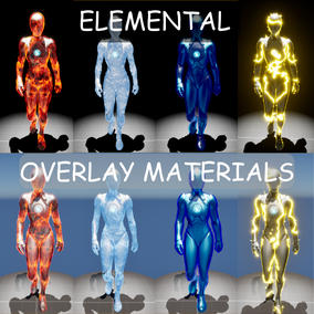 Elemental Overlay Materials