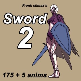 在动画创建的Frank Slash Pack (10 Asset) - 虚幻引擎商城