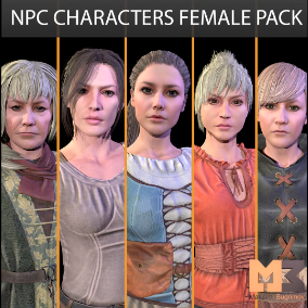 NPC Characters Female (Pack)