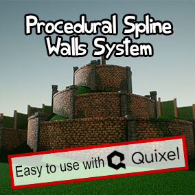 Procedural Spline Walls System