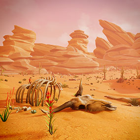 Stylized Desert Environment