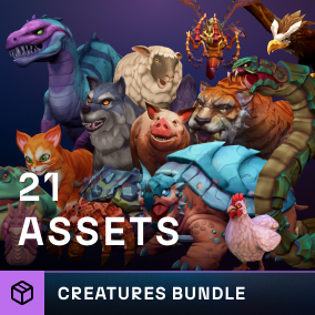 Stylized Fantasy Creatures Bundle