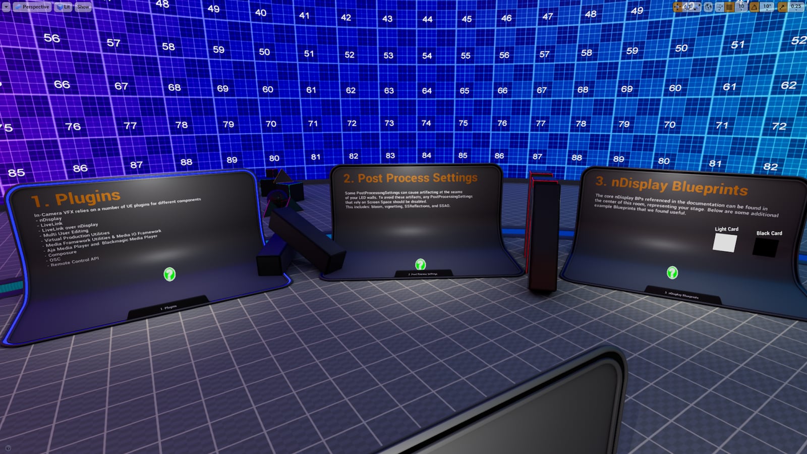 In Camera VFX Example in - UE Marketplace