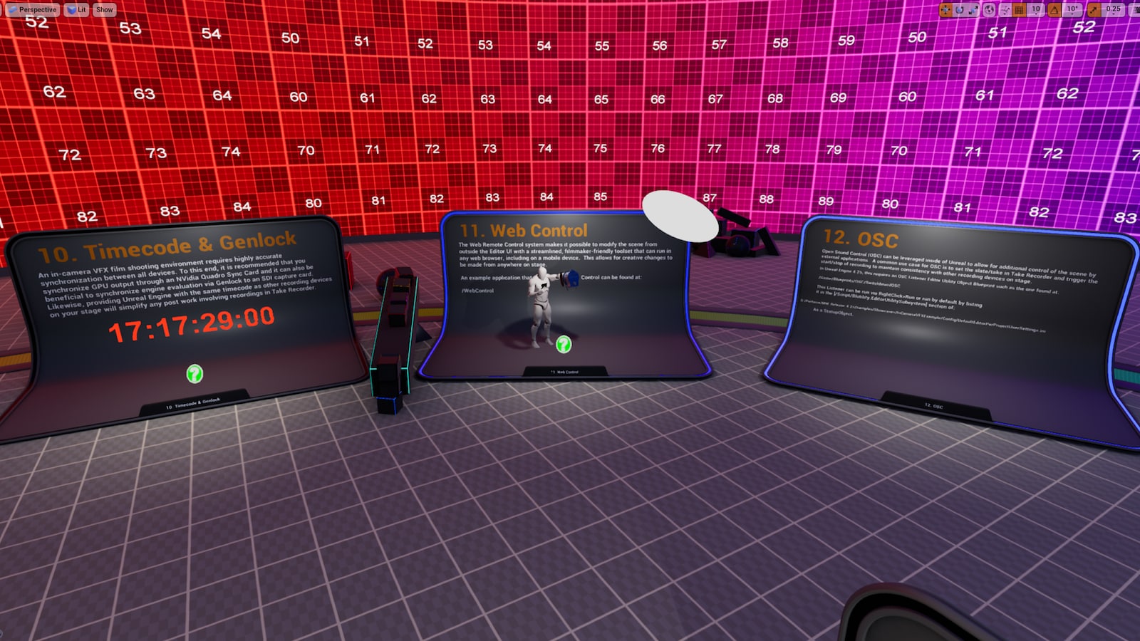 In Camera VFX Example in - UE Marketplace