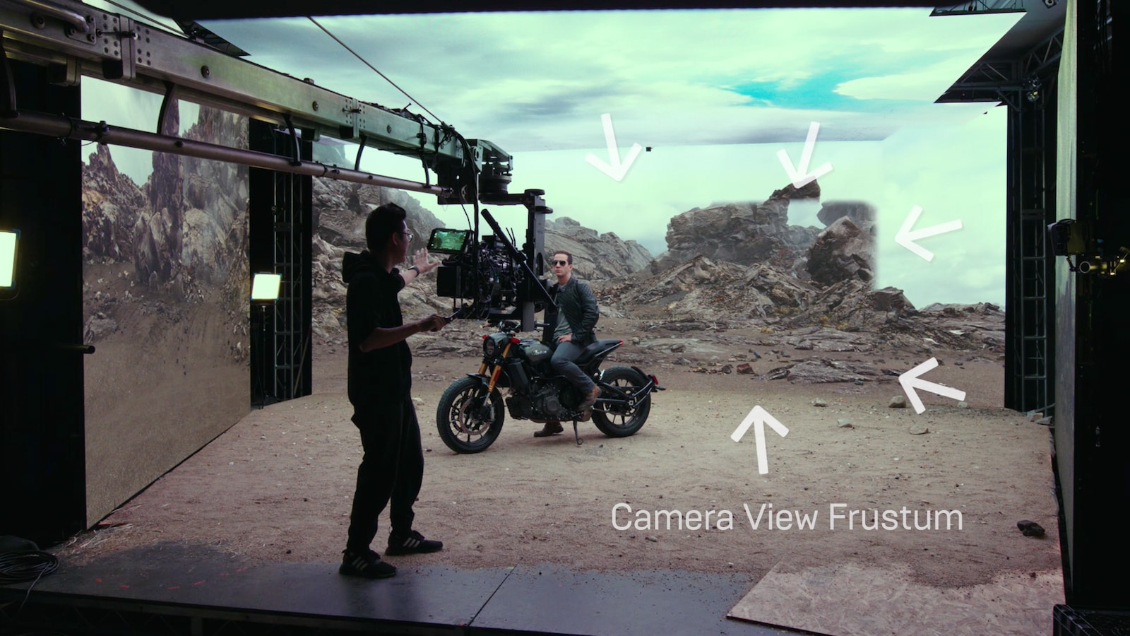In Camera VFX Example in - UE Marketplace